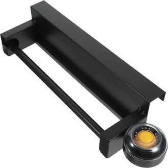 NUOBESTY Porte-Paquet de Courses en Acier Inoxydable Noir Support Mural Suspendu pour Paquet en Rouleau Distributeur Pratique pour Paquet &agrave; Fruits et L&eacute;gumes S