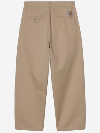Carhartt Work in Progress Mens Pants Bardy Cotton Beige Cooper Twill Trousers