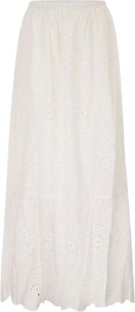 MC2 Saint Barth Femme, Jupes, Blanc, Taille: 42 FR Maxi Skirts