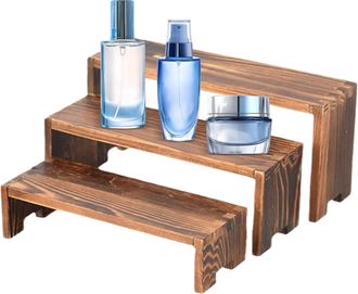 Generic Holz-Displaymischungen - Tisch-Displayblöcke, Parfüm-Organizer | Raffinierte Handwerkskunst verbessert Ihr, Robustes Design, natürliche Holzmaserung
