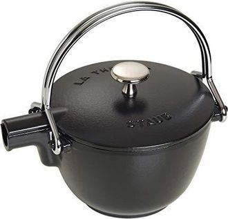 Staub Théière en Fonte, Ø 16.5 cm, 1,15 L, Noir Mat