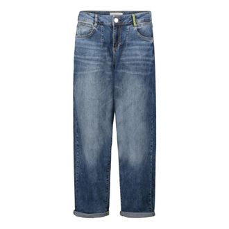 Cartoon Vintage Loose Fit Jeans - - Jeans - Damen - Blau - M