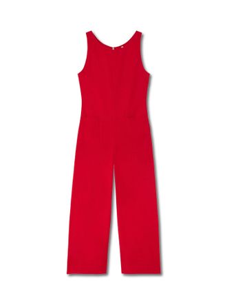 Thinking Mu Jumpsuit Fiery Red Adriana Jumpsuit