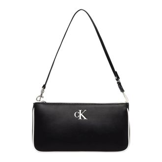 Calvin Klein Contrast CK Convertible Pouch - - Bags - Damen - Schwarzk - ONE SIZE