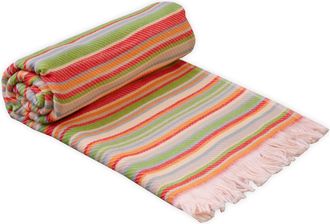 Framsohn Hamamtuch Maja 100 x 180 cm Bunt - Rot