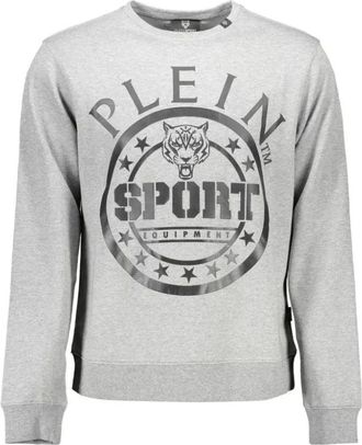 Plein Sport Homme, Sweatshirts et sweats &agrave; capuche, Gris, Taille: XL SweaT-shirt Sportif Gris &agrave; Manches Longues