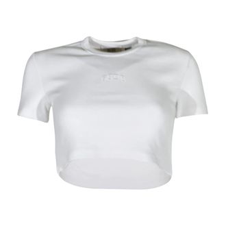 GCDS T-Shirt - - Tops - Damen - Wei&szlig; - L