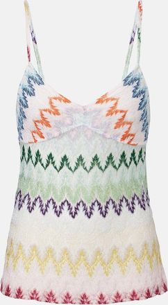Missoni Top aus H&auml;kelstrick
