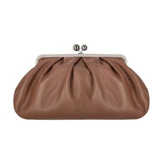 Max Mara Pochette Large Pasticcino Provino - Femme - Sacs - Brun - Taille: ONE Size