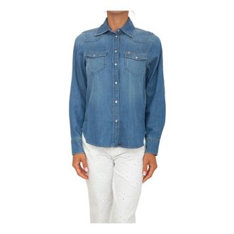 Liu Jo Damen, Blusen & Hemden, Blau, LGr&ouml;&szlig;e