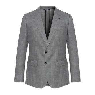 Dolce & Gabbana Homme, Vestes, Gris, Taille: XL Wool Blazer
