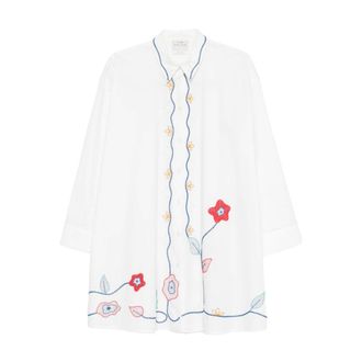 Forte_Forte Femme, Blouses et Chemises, Blanc, Taille: 38 FR Forte Forte Chemises White