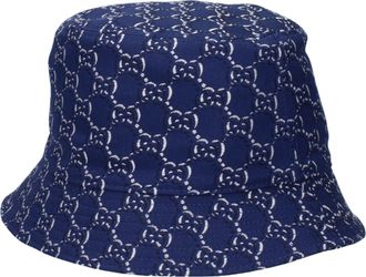 Gucci Hommess Chapeaux Coton Bleu