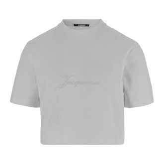 Jacquemus Femme, Tops, Gris, Taille: 40 FR Pigmento T-shirt