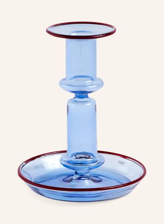 HAY Kerzenhalter Flare blau