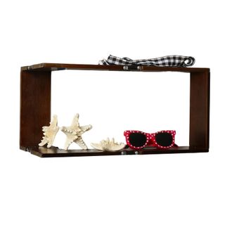 Generic Schwebende Regale - schwebende Wandregale, rustikaler Eckregal-Wandorganisator, platzsparendes Wandregal aus Holz, Retro-B&uuml;cherregal f&uuml;r Heimdekoratio