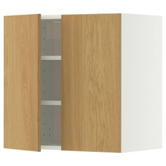 IKEA METOD Wandschrank mit B&ouml;den und 2 T&uuml;ren