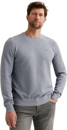 PME Legend Pull à col rond pour homme - En coton - Coupe droite - Tailles S à 5XL, Pkw2511324-5299 Hydrangea, XXL