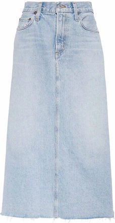 A Gold E Midirock - Jeansblau