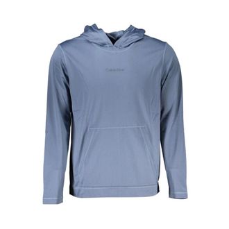 Calvin Klein Blauer Kapuzen-Sportpullover - - Sweatshirts & Hoodies - Herren - Blau - 2XL