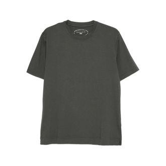 Fedeli T-Shirt aus Baumwolle mit Rundhalsausschnitt - - Tops - Herren - Gr&uuml;n - 4XL