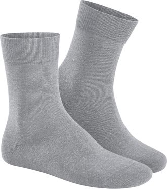 Hudson Herren Socken Relax Cotton weich Silber 0502 43-46