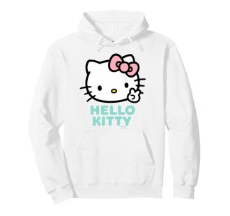 Hello Kitty Peace Love XOXO S&uuml;&szlig;e Freundschaftspose, klassisch Pullover Hoodie