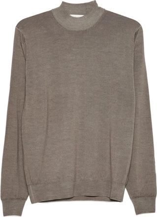 FILIPPO DE LAURENTIIS pull à col montant - Marron