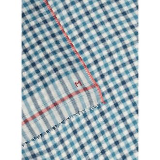 Moismont Foulard Rossignol &agrave; carreaux en coton