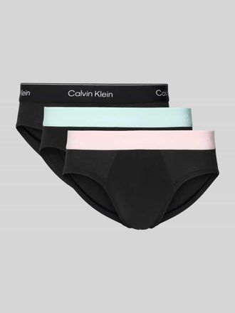 Calvin Klein Underwear Slip aus Baumwoll-Mix im 3er-Pack