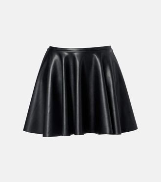 Norma Kamali Mini-jupe flare