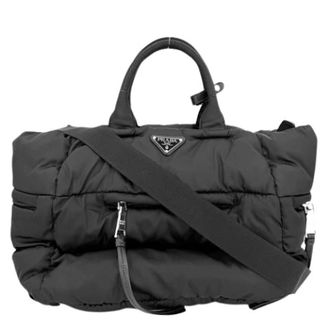 Prada Pre-owned Nylon Tote Bag - - Pre-owned - Damen - Schwarzk - ONE SIZE