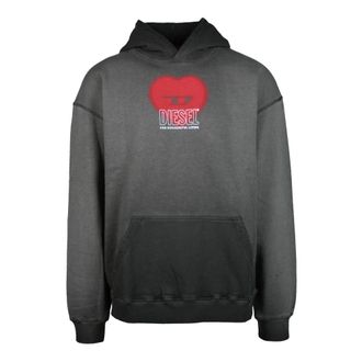 Diesel Baumwoll-Sweatshirt - - Sweatshirts & Hoodies - Herren - Grau - XL