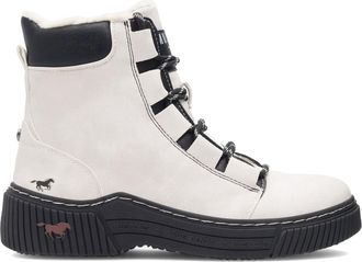 Mustang Jeans Schnürschuhe Mustang 1436-605-203 Weiß