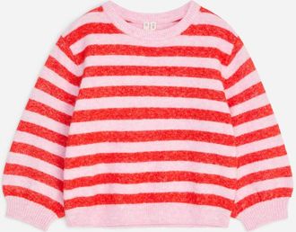 Arket Strickpullover Mit Intarsien -Rosa