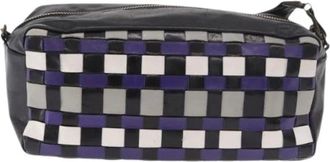 Miu Miu Sac bandouli&egrave;re en cuir pr&eacute;-poss&eacute;d&eacute; - Femme - Pre-owned - Violet - Taille: ONE Size