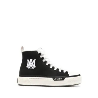 Amiri Homme, Chaussures, Noir, Taille: 46 EU Baskets en Toile Monogramme