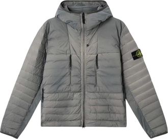 Stone Island Homme, Vestes, Gris, Taille: XL Blouson Doudoune 4100020 006B