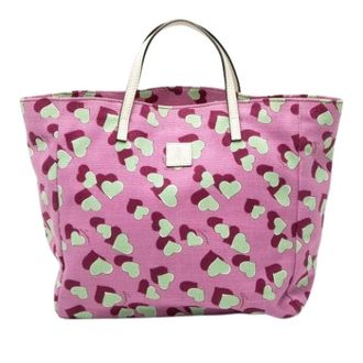 Gucci Pre-owned Bedruckte Canvas Tote - - Pre-owned - Damen - Rosa - ONE SIZE