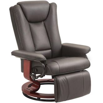 HOMCOM Homcom - Relaxsessel Fernsehsessel mit Liegefunktion, Drehbarer Ruhesessel TV-Sessel mit Verstellbarer R&uuml;ckenlehne Liegesessel bis 150 kg Belastbar