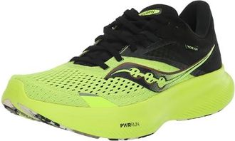 Saucony Baskets Ride 16 pour homme, Jaune citron/noir, 40.5 EU