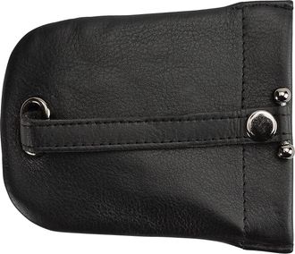 Josephine Osthoff Josephine Osthoff Echtleder-Schlüsseletui mit RFID-Schutz - Große Schlüsselglocke für Männer und Frauen, mit Metallclip und Druckknopfverschluss (Mode