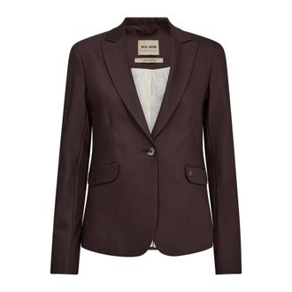 Mos Mosh MOS Mosh, Femme, Vestes, Brun, Taille: 46 FR Blazer Night Classique en Fudge