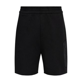 Moncler Shorts mit Logo-Patch - - Shorts - Herren - Schwarzk - XL