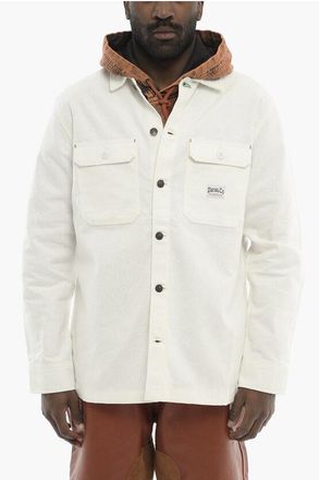 Diesel Lightweight Cotton Overshirt S-HIRT-OUT-NEW with Double Pock size Xxl