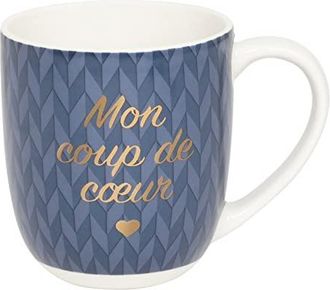 Draeger Draeger Paris - Geschenk-Becher - MON COUP DE COEUR, Pastell