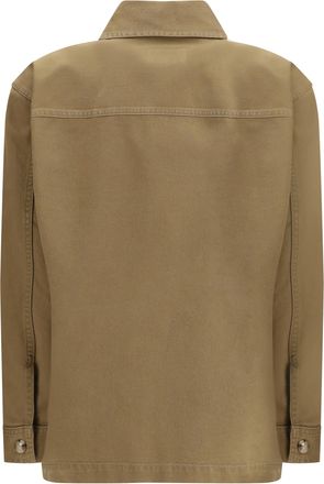 Saint Laurent Cassandre Overshirt - Beige