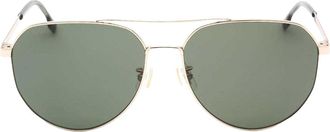 HUGO BOSS 1473 0J5G Pilotenjacke-Sonnenbrille f&uuml;r Herren (Gr&uuml;n/Gold)