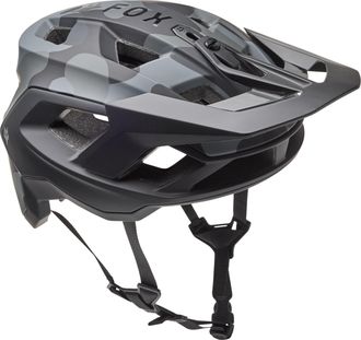 Fox Speedframe Camo Helmet, CE - MTB Fahrradhelm - MIPS Schutz - verstellbares Visier - optimierte Belüftung - 360° Fit System - herausnehmbares Innenfutt