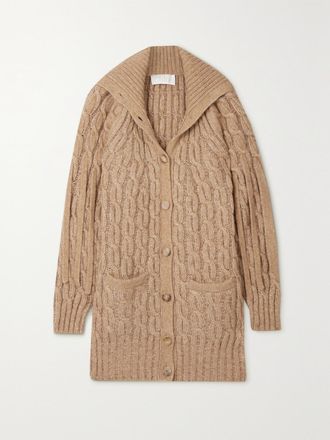 Chlo&eacute; Cardigan En Mailles Torsad&eacute;es - Neutres